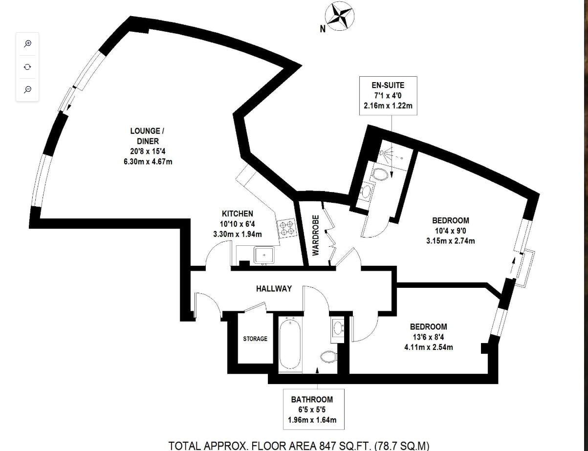 Vauxhall｜Anchor House｜2B2B 已下_伦敦家我（LondonHomeMe）