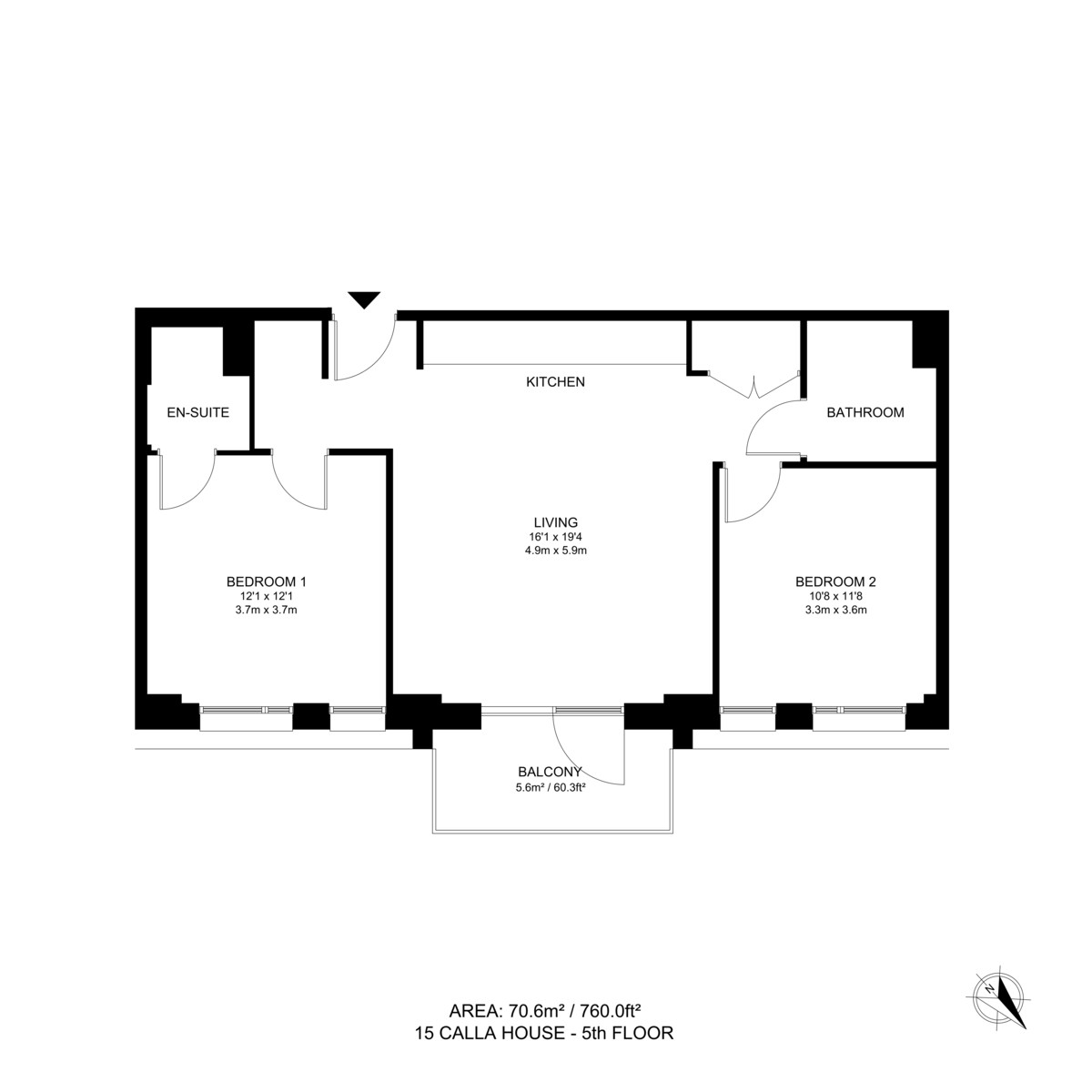 Stratford丨EV Calla House丨2B2B_伦敦家我（LondonHomeMe）